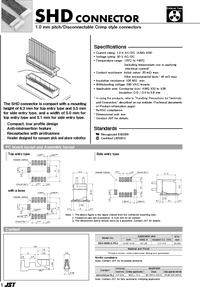 SHDR-20V-S-B, -25~+85 1mm 2x10P SHD 10 2 Without a buckle P=1mm ...