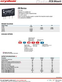 CX240D5, SIP-4 PhotoelectrIc ThyrIstor (SolId State Relays), Sensata ...