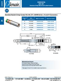 M39029/56-353, CONTACT, SOCKET, CRIMP, 14-12AWG, Glenair | купить в ...