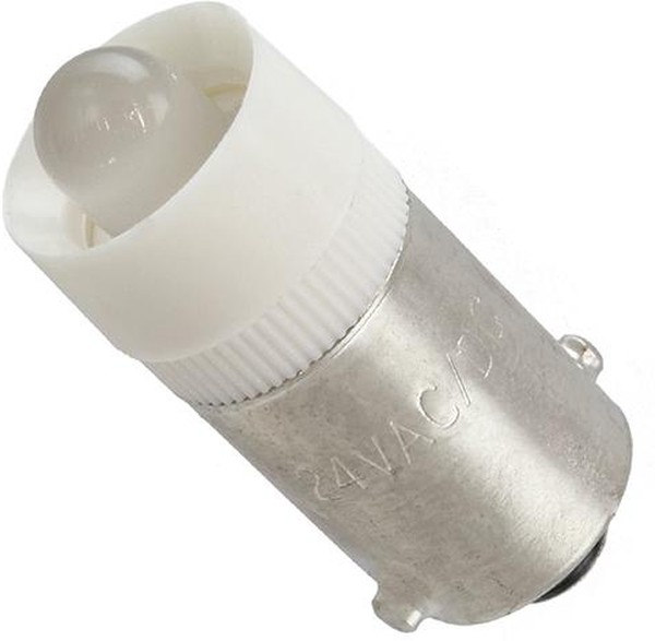 VC1860245W3, Based LED Lamps T3 1/4 Bayonet LED White 28V AC/DC ...