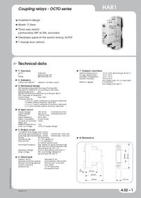 HAR1 24VAC/DC, OCTO Series DIN Rail Mount Timer Relay, Tele | купить в ...