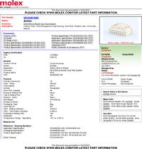 5016461600, Корпус разъема 16 контактов 2 ряда шаг 2 мм, Molex | купить ...