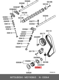 MD190865, Пластина датчика положения коленвала – купить оптом и в розницу