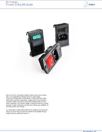 BVB01/Z0000/11, AC Power Entry Modules FUSED INLET DP SW RED PWR MODULE ...
