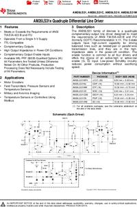 AM26LS31CN, Счетверенный дифференциальный линейный драйвер [DIP-16 ...