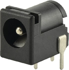 PJ-102A, Power Barrel Connector Jack 2.00mm ID (0.079"), 5.50mm OD (0. ...