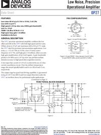 OP27EPZ, IC: operational amplifier; 8MHz; Ch: 1; DIP8; ±4?18VDC,8?36VDC ...