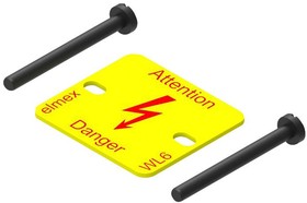 WL6, Аксессуар, Elkay KUT6N Feed Through Terminal Blocks, Warning Label ...