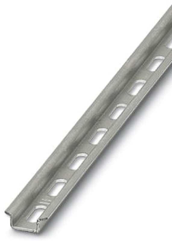 1401682, Steel Perforated DIN Rail, Mini Top Hat Compatible, 2m x 15mm ...