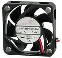 CFM 4010V 158 206 FAN AXIAL 40X10MM 12VDC WIRE CUI