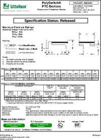 SMD050F-2, (60V 0.5A), Самовосстанавливающийся предохранитель PTC 0.5A ...