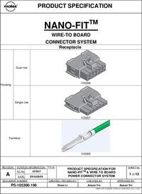 1053001100, Molex | купить в розницу и оптом