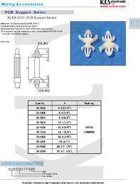 KLS8-0201-CS-0610, Держатель платы пластмассовый 9.6мм | купить в ...