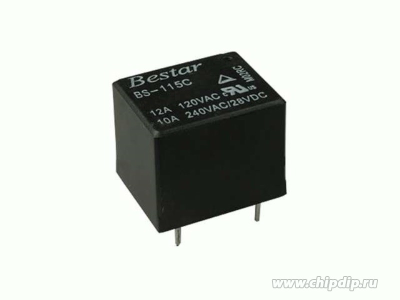 BS-115C-12A-12VDC, Реле 1 переключ. 12VDC, 10A/240VAC SPDT – купить ...