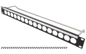 CP30151, Patch Panel, 1U, 16 Port XLR Feedthrough with M3 Fixing Holes ...