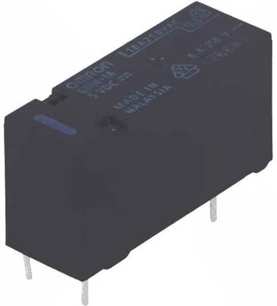 G6RN-1A-DC5, General Purpose Relays Power PCB Relay Lo-Pro SPST 5VDC 8A ...