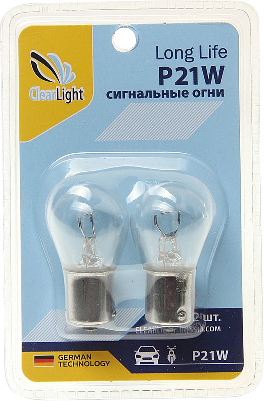 CL-P21W-12V 2B, к-кт ламп! P21W 12V BA15S, (блистер 2шт.)\ – купить ...