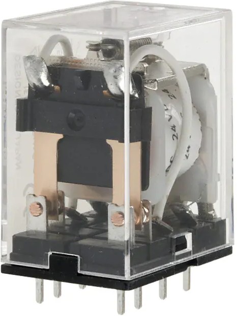 MY2-02-DC24, General Purpose Relay DPDT (2 Form C) 24VDC Coil Through ...