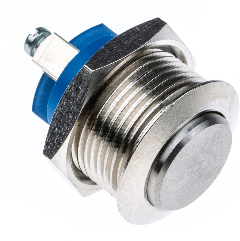 AV0630C910, Push Button Switch, Momentary, Panel Mount, 16.2mm Cutout ...