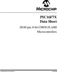 PIC16F77-I/P, Микроконтроллер 8-Бит, PIC, 20МГц, 14КБ (8Кx14) Flash, c ...