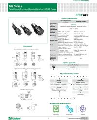 03420838HXL, Fuse Holder 20A 250V Panel Mount Quick Connect, Littelfuse ...