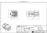 19300060447, Han B Heavy Duty Power Connector Hood, Harting | купить в ...