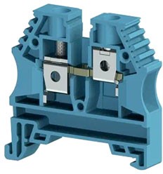 AVK6 (синий), 304141RP Клеммник на DIN-рейку 6мм.кв., Klemsan | купить ...