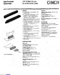 50-44B-10, CARD EDGE CONN, DUAL SIDE, 44POS, TH, Cinch | купить в ...
