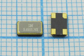 Резонатор кварцевый 8МГц в SMD корпусе 5x3мм с четырьмя выводами ...
