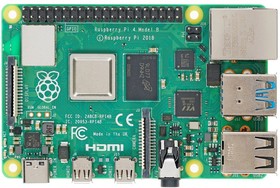 Одноплатный компьютер Raspberry Pi 4 Model B (RA544) Retail, 1GB RAM ...